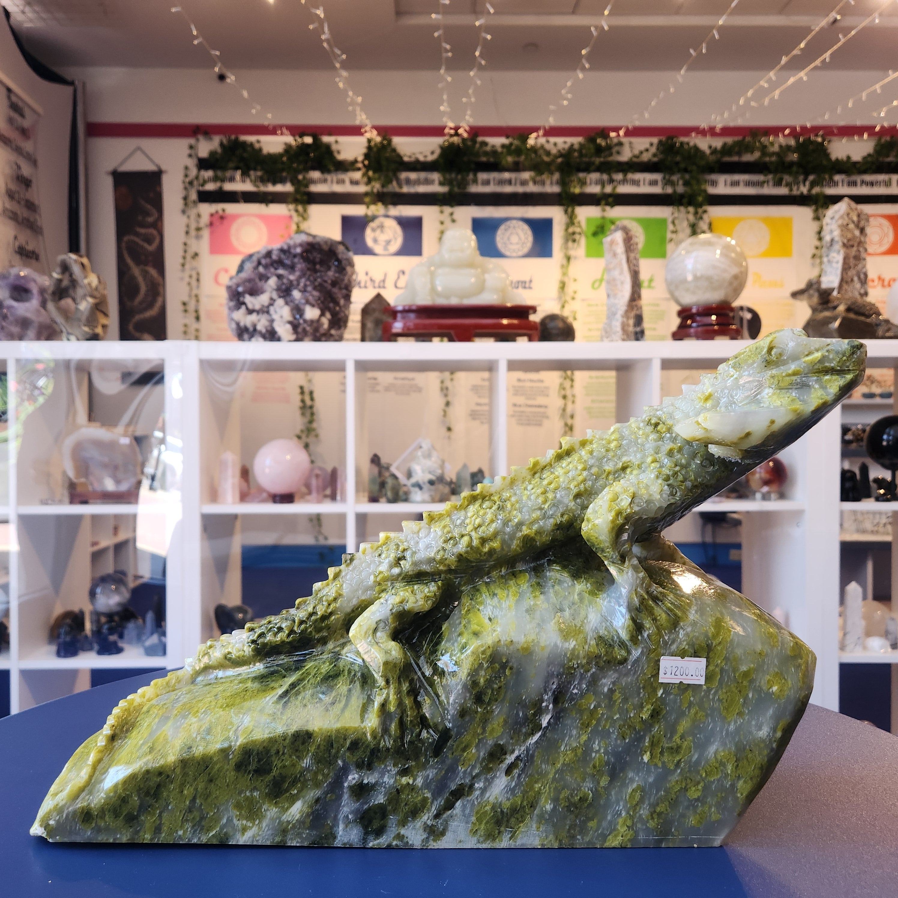 Jade Lizard Carving | The Healing Stone