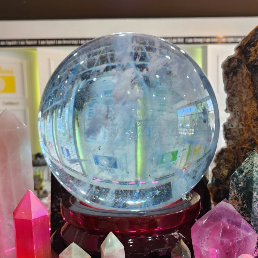 Large Smelting Quartz Sphere | The Healing Stone